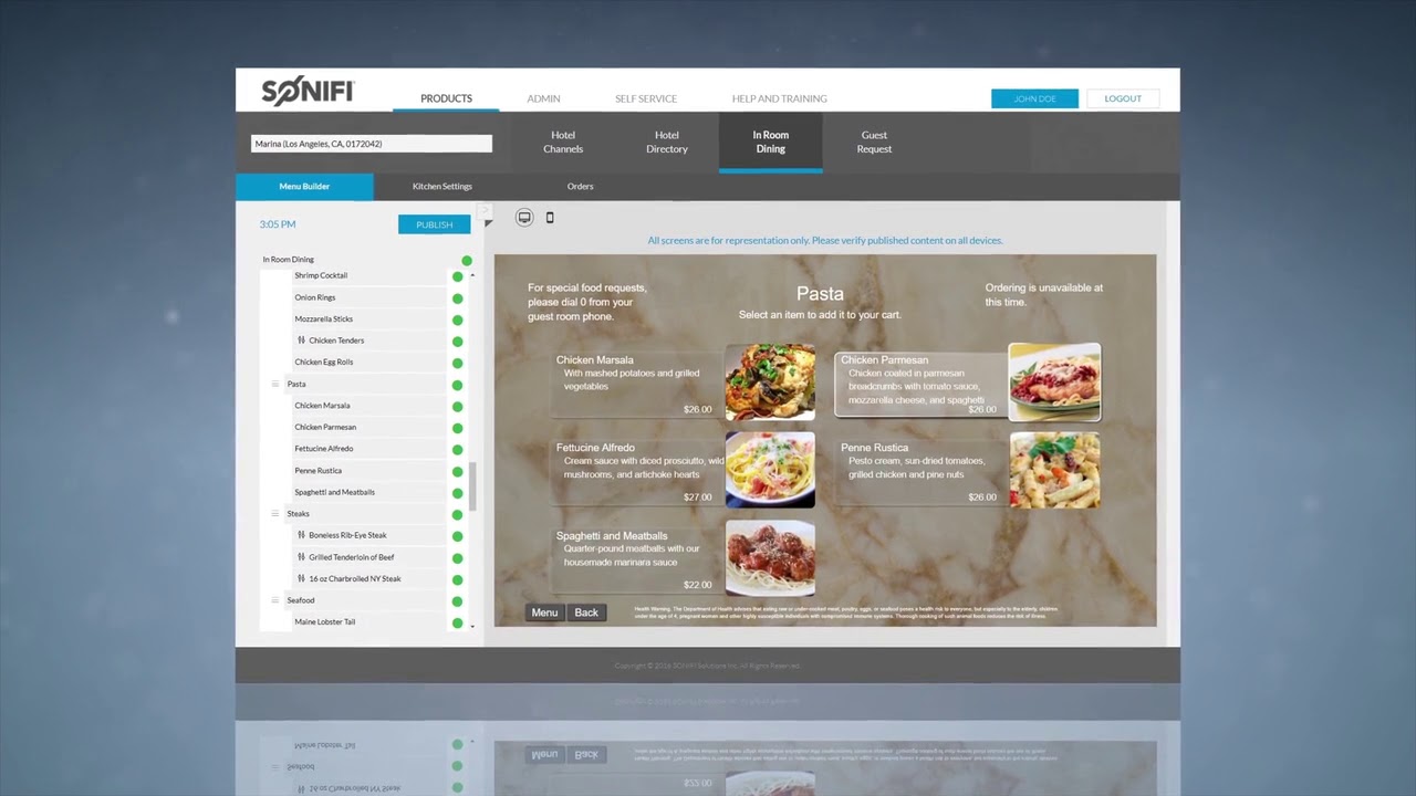 SONIFI Customer Portal