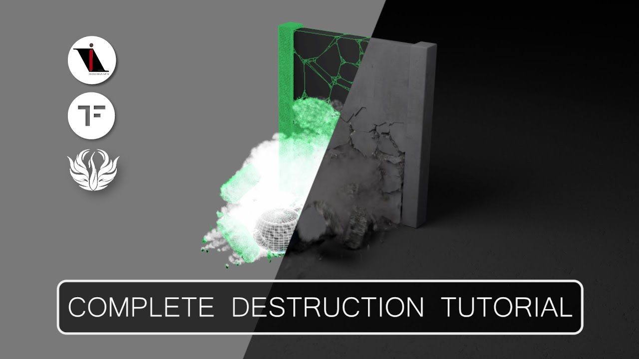 Complete Destruction Tutorial | tyFlow and Phoenix FD