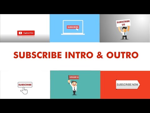 10 Youtube Subscribe Click Button Animation Intro and Outro With Download Link