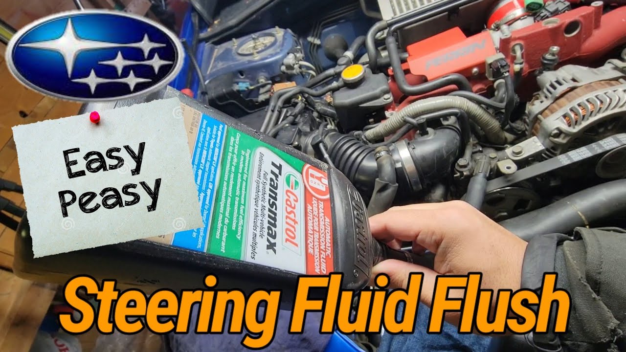 All Model Subaru! Easy Step Replacing Power Steering Fluid & Flush