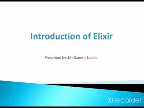Introduction of Elixir ll Monophasic liquid dosage form ll PH