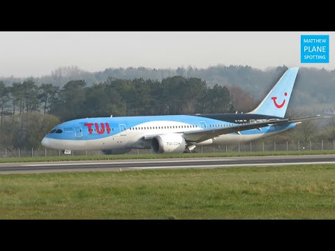 First TUI 787 Dreamliner Flight from Bristol for 2022! | Bristol Airport Plane Spotting