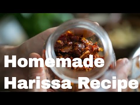 Israeli Food - Homemade Harissa by Yaniv Cohen - The Spice Detective (spicy pepper spread)
