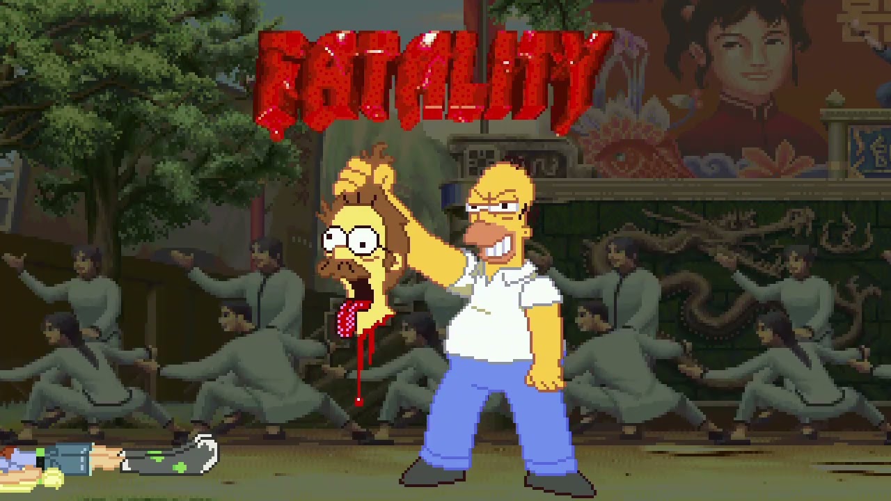Mugen Request Battle #299: Applejack (EQ) Vs. Homer Simpson