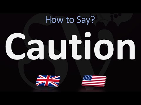 How to Pronounce Caution? (2 WAYS!) UK/British Vs US/American English Pronunciation