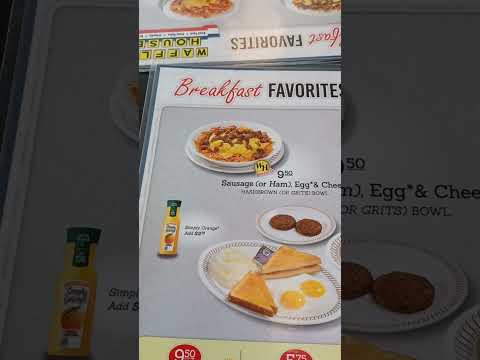 Waffle House Menu