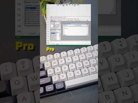 Excel trick to become a professional !!| #keyboard #asmrkeyboard #excel