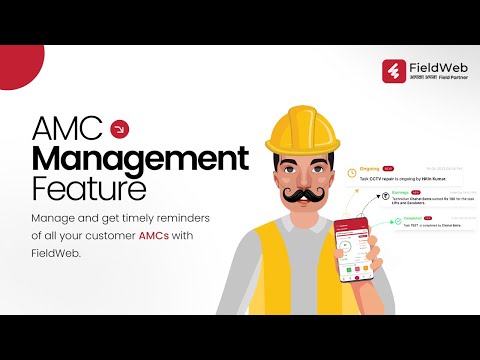 Streamline Your Field Service Business with FieldWeb - AMC Management Made Easy!