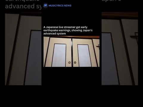 Japan’s Earthquake Alert System in Action! #success #successmindset