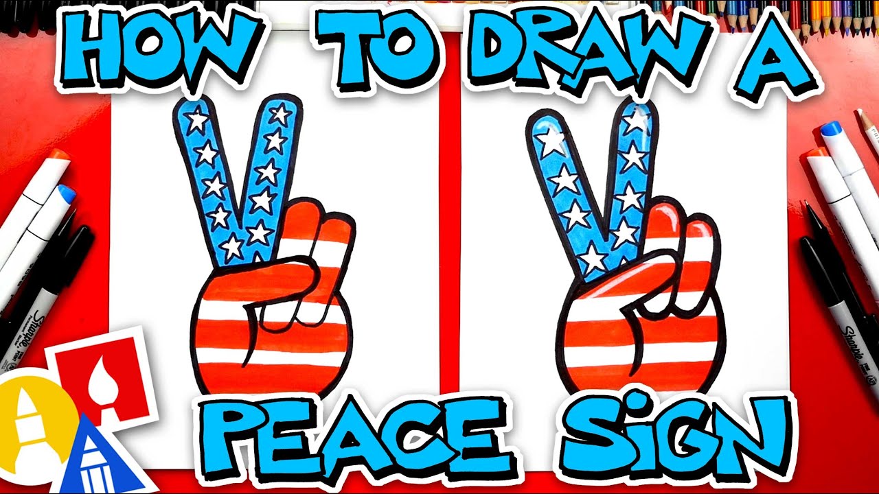 How To Draw A Peace Sign