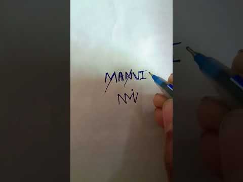 Manvi name create logo#shorts #logodesign #shortvideo #manvi #1ksubscribers