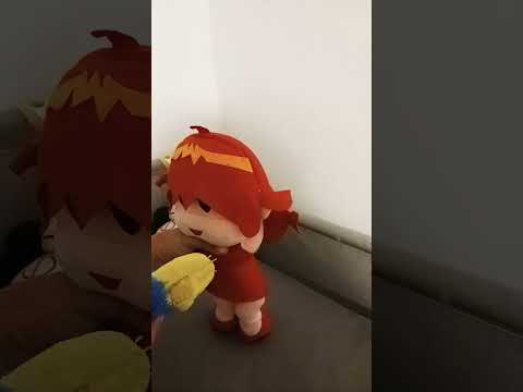 bf and gf vs huggy wuggy dodging meme! #plushies #fnf #huggywuggy