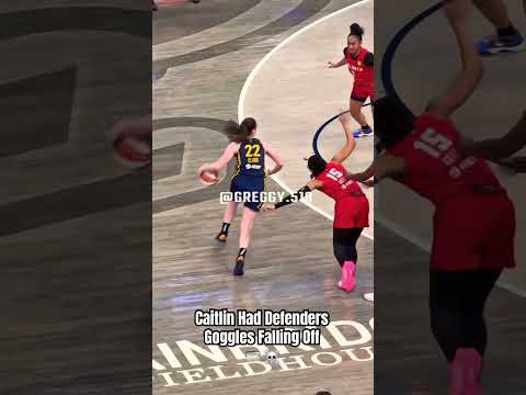 Caitlin’s defender needed to adjust her goggles after cross over ☠️#caitlinclark #basketball #wnba