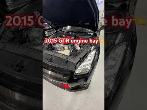 2015 Nissan GTR Nismo - engine bay- 🧽 #car #fyp #youtubeshorts