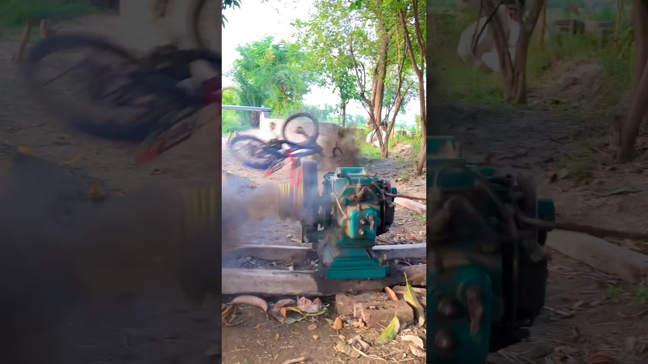 Diesel engine start with cycle