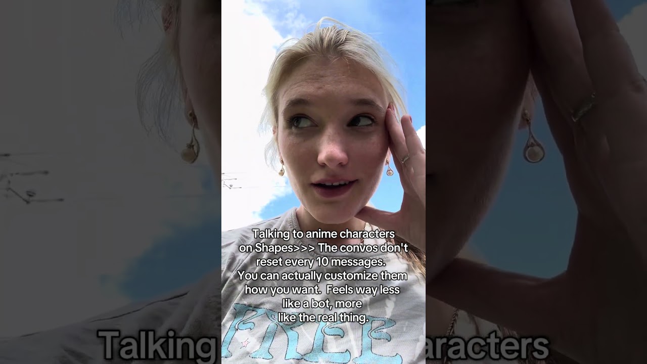 It literally feels real! #shapesinc #chatbot #ai