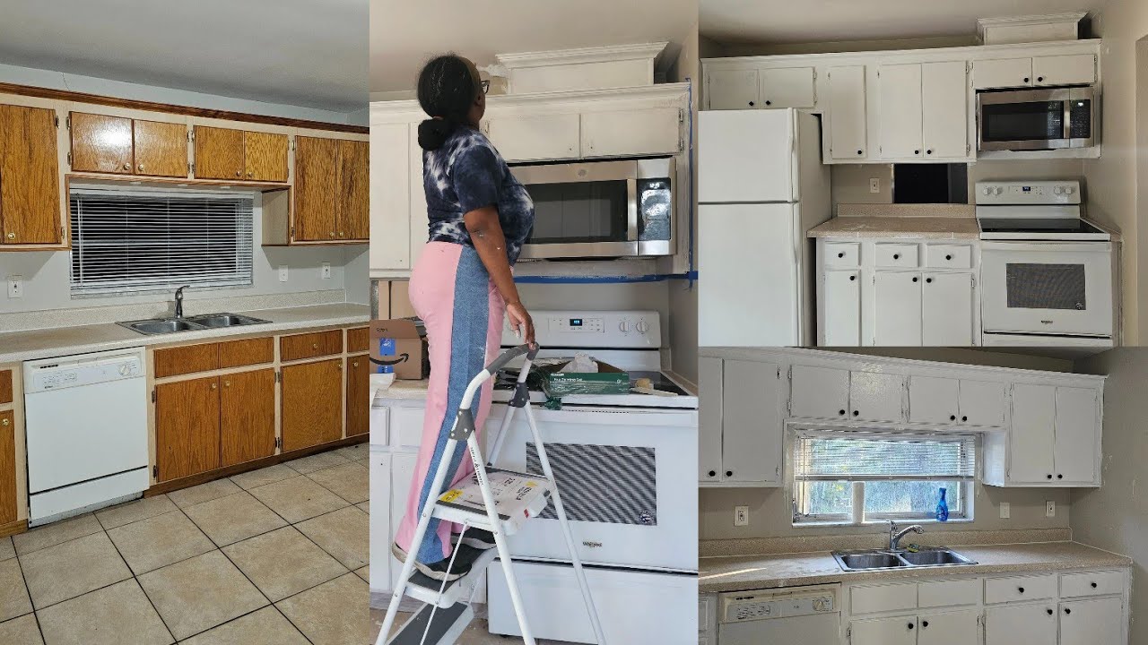 DIY KITCHEN RENOVATION UNDER $200 | Budget-Friendly Kitchen Makeover | @IamjustGeorgiak