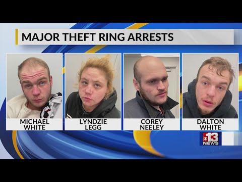 4 involved in major theft ring arrested, two previously charged for vandalizing Cassie Johnson memor