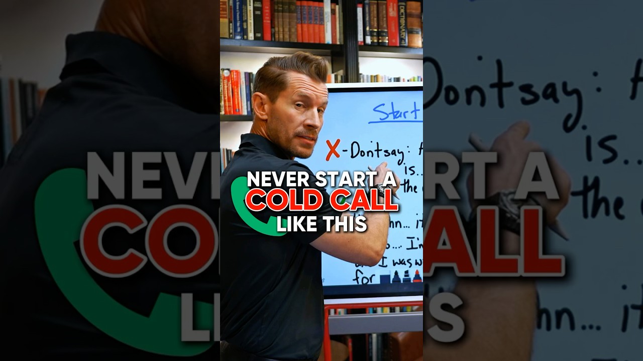 Fix this immediately for your cold calls‼️