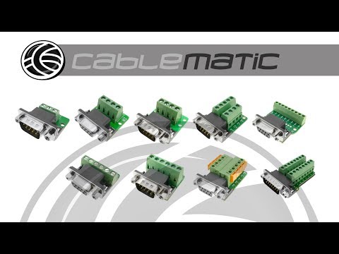 BeMatik - Adapter serial connection DB9-female to 6-pin terminal block ...