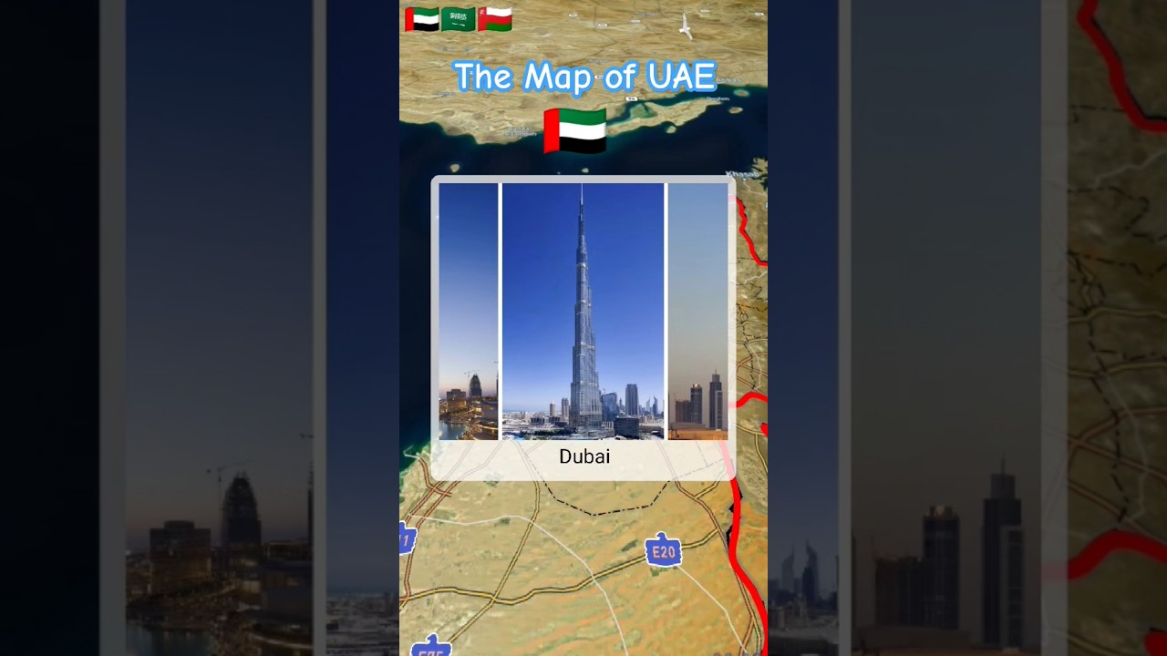 The map of United Arab Emirates #history #shorts #islamicfigure #viralvideo #trending #foryou #map