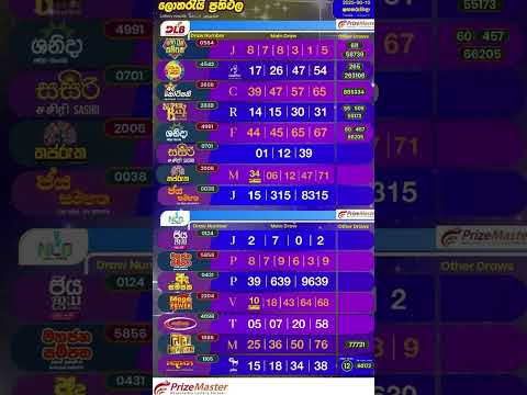 NLB | DLB All Lottery Results 2025.06.10 | අද සියලු ලොතරැයි ප්රතිඵල #nlb#dlb