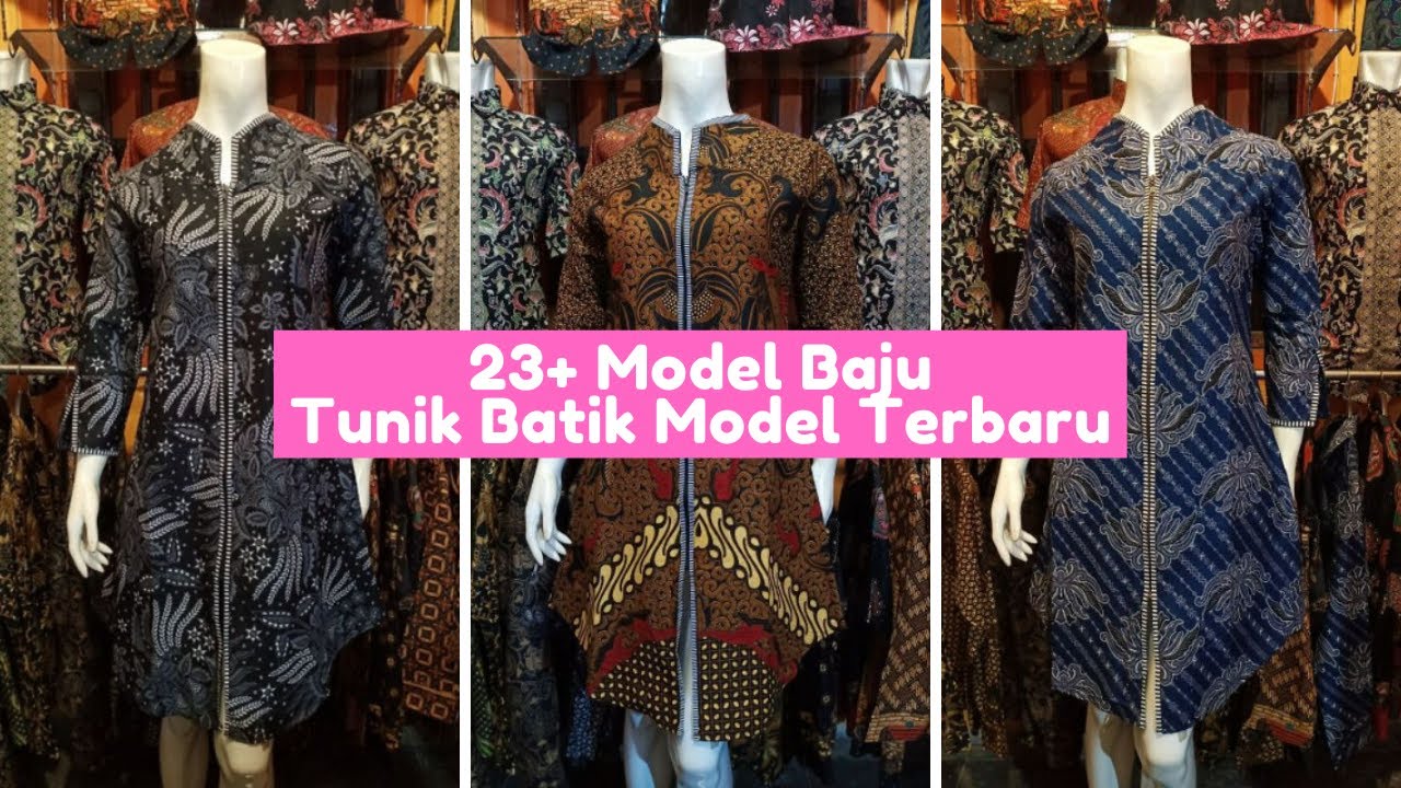 23+ Model Baju Tunik Batik Model Terbaru
