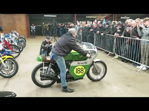 Glorious sounding Benelli Quattro Renzo Pasolini replica start-up