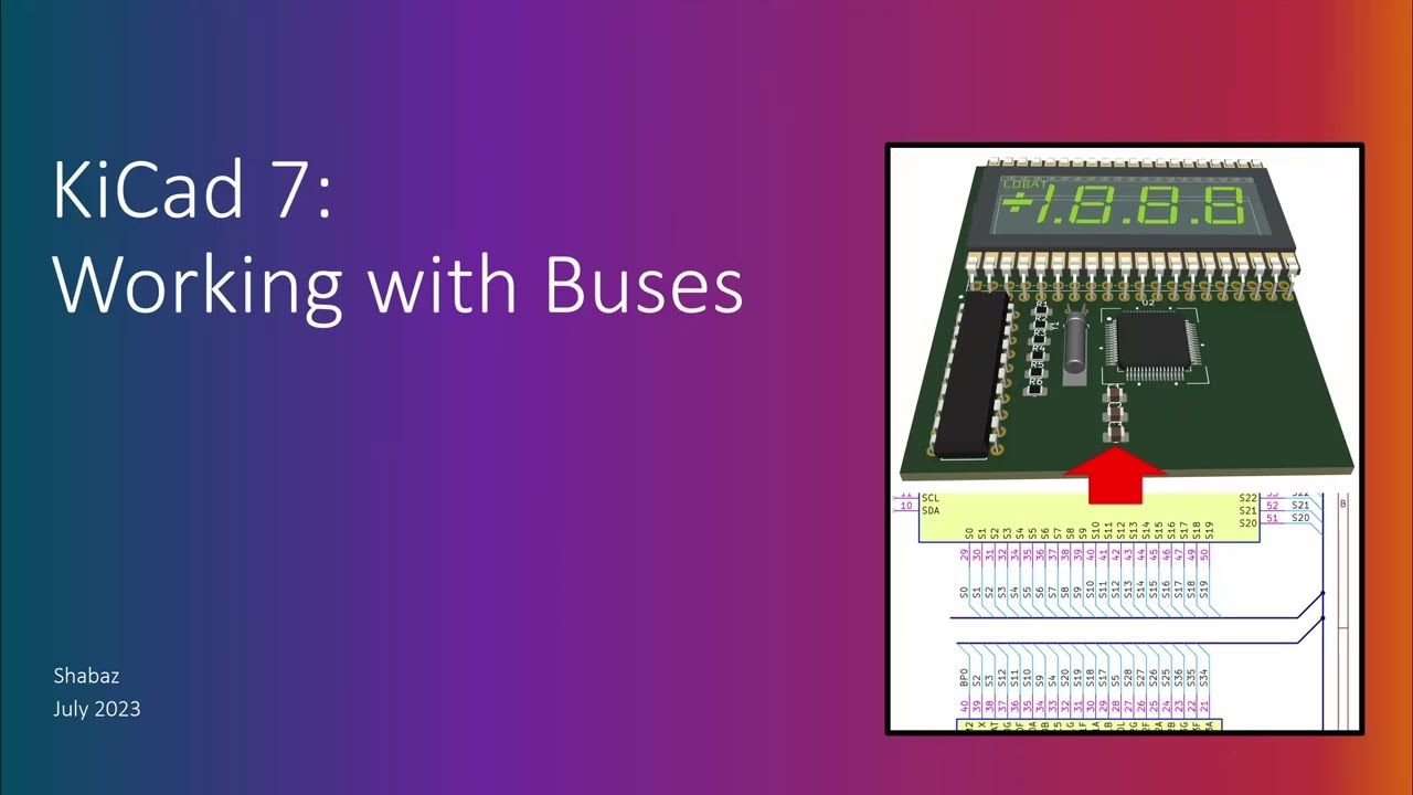 Using Buses in Circuits with KiCad 7 - element14 Community
