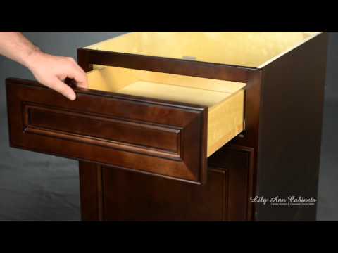 Lily Ann Cabinets York Chocolate Cabinet Features
