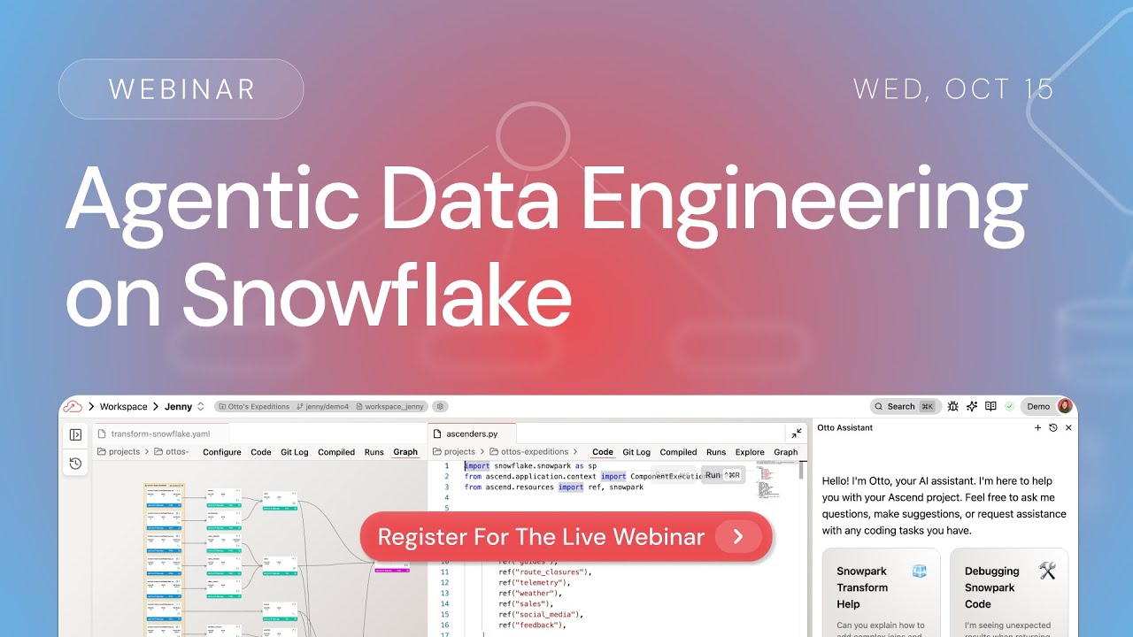 Agentic Data Engineering on Snowflake