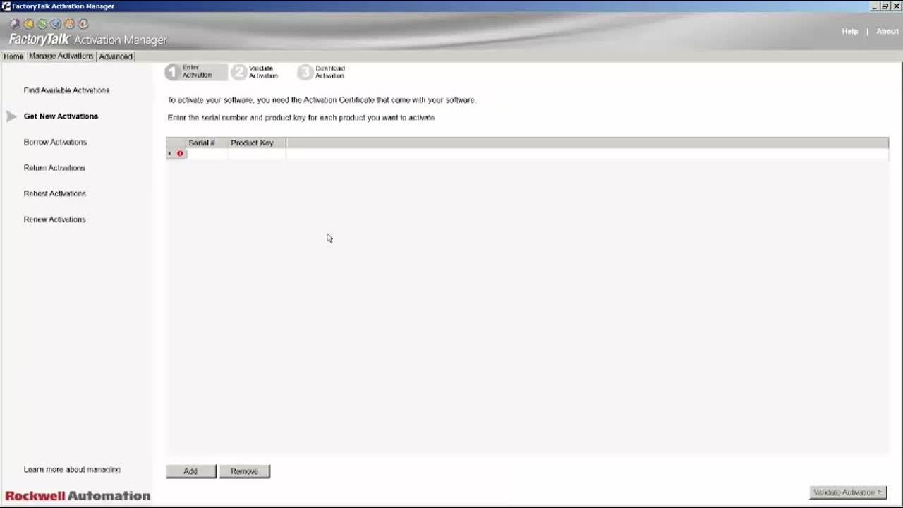 How to Activate Software Using FactoryTalk Activation