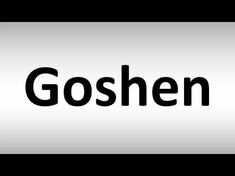 How to Pronounce Goshen