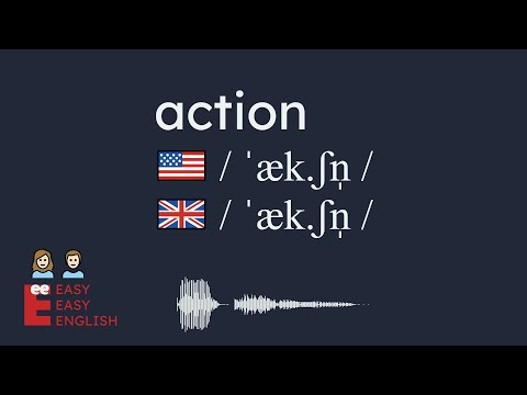 How to pronounce action? US English UK English IPA Audio Waveform 👩👨 How to say action correctly?