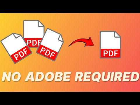 How to Merge PDF Files for FREE! - Mac and PC