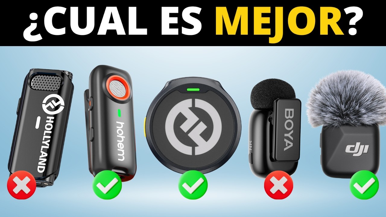 ✅TOP 5 Micros Inalámbricos para Creadores de Contenido 2026 [Calidad Precio]