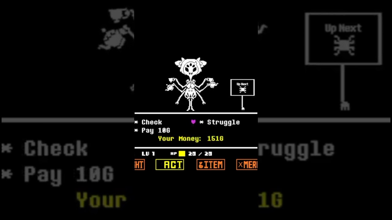 how to defeat muffet  #undertale #muffet #bossfight #shorts