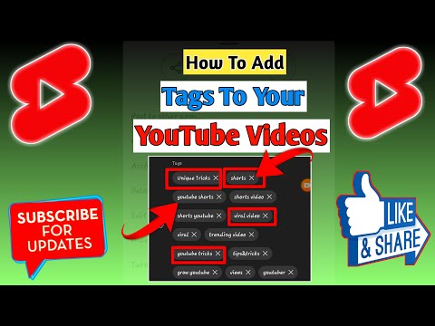🔥 How To Add Tags To Your YouTube Video | Tag Kaise Lagaye YouTube | YouTube Tags | #shorts