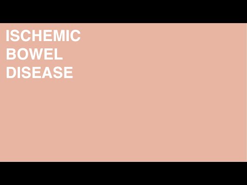 Ischemic Bowel Disease