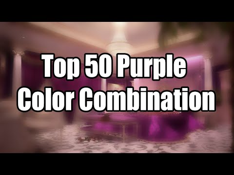Top 50 Purple Color Combination for Living Room || Best Color Ideas