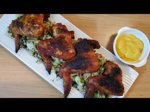 Berbere Spiced chicken wings | Tabouleh | DIY Berbere Spice| | By Chef Rutwik Khasnis