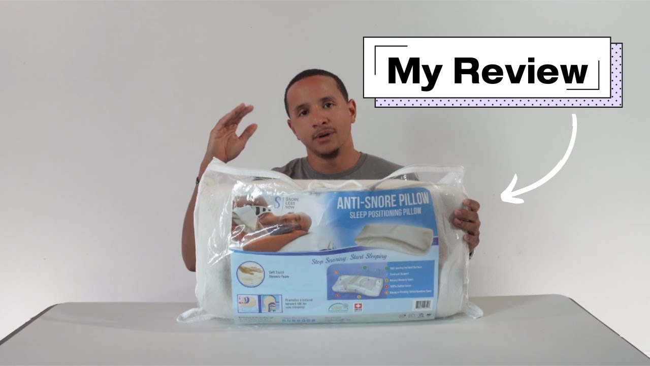 Cedrick Reviews the Anti-Snore Pillow from SnoreLessNow