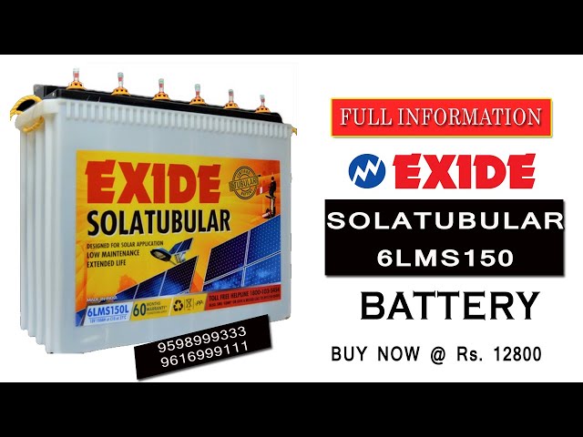 Exide Solar Tabular Battery - Exide Solar battery Wholesale Trader from ...