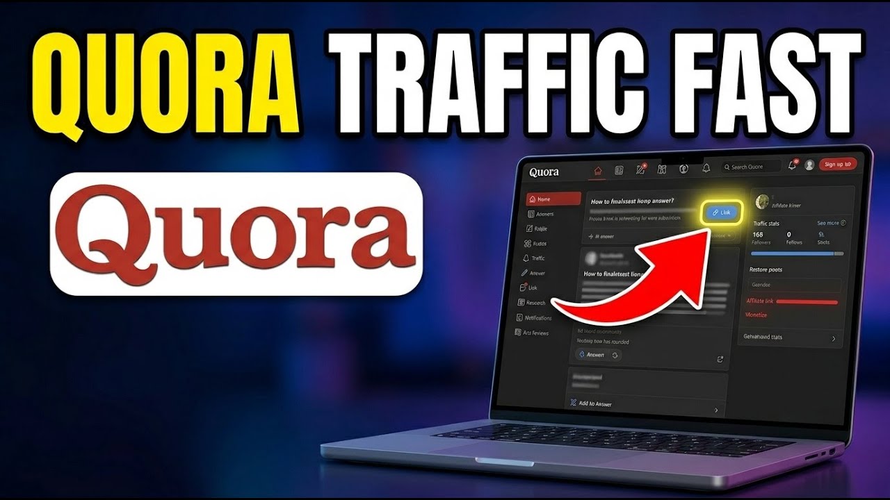 How to Optimize Quora for Affiliate Traffic - Quick Tutorial