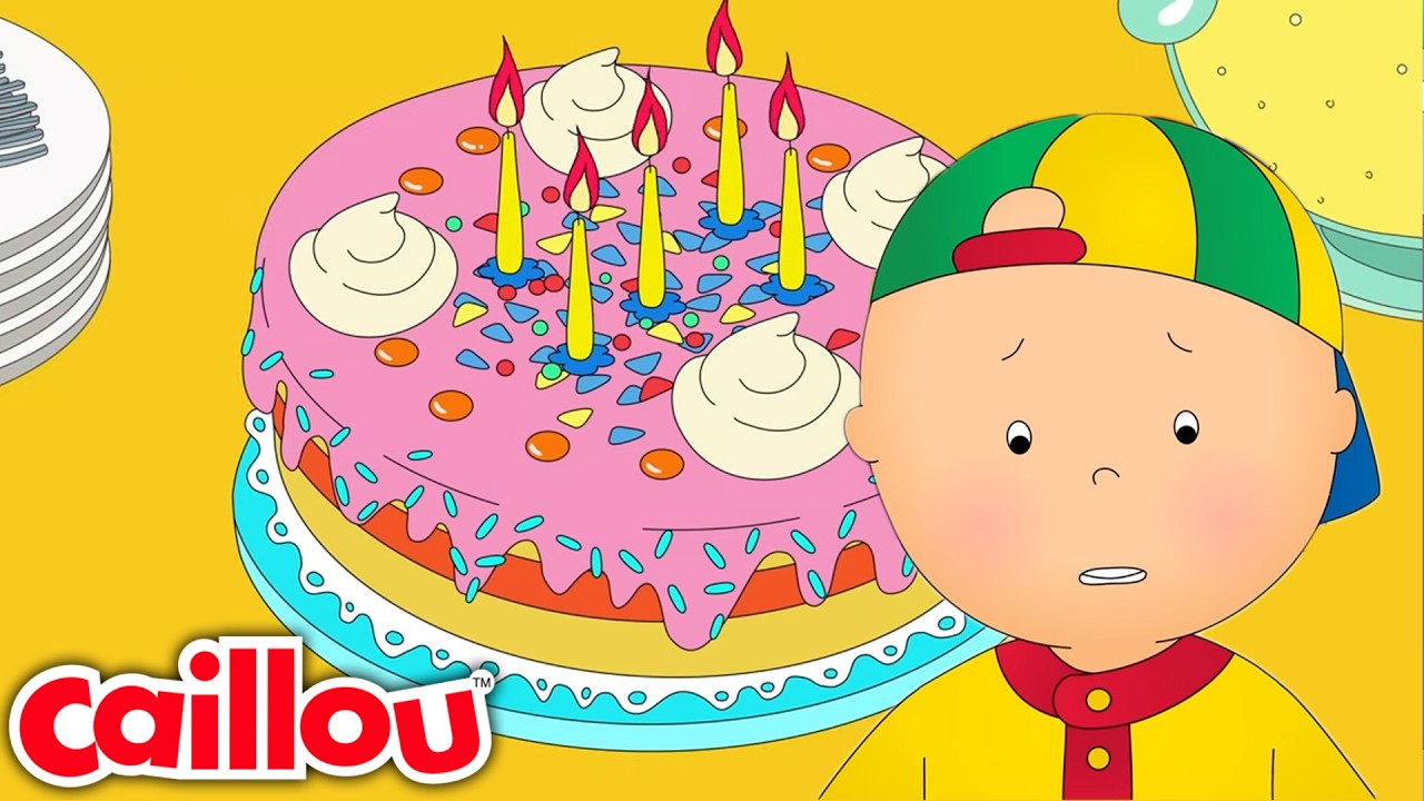 Caillou Bakes a Cake | Caillou - WildBrain | Learning for Children