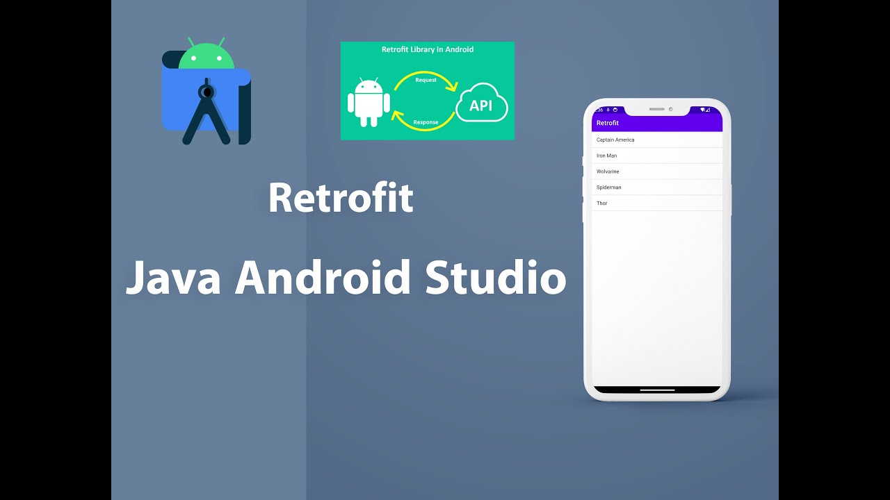 Fetch data from API using Retrofit in Android Studio Java