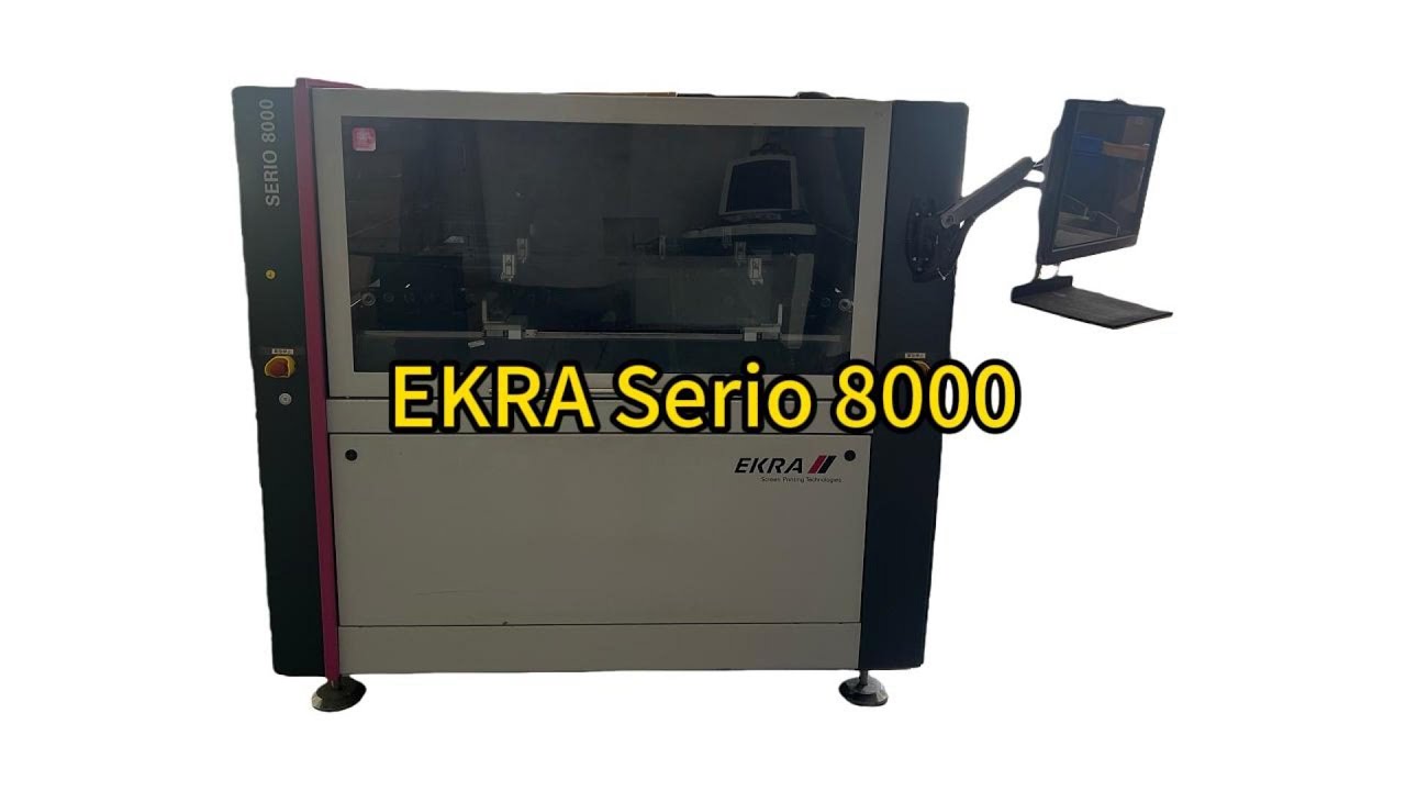 EKRA Serio 8000 Screen Printing Technologies