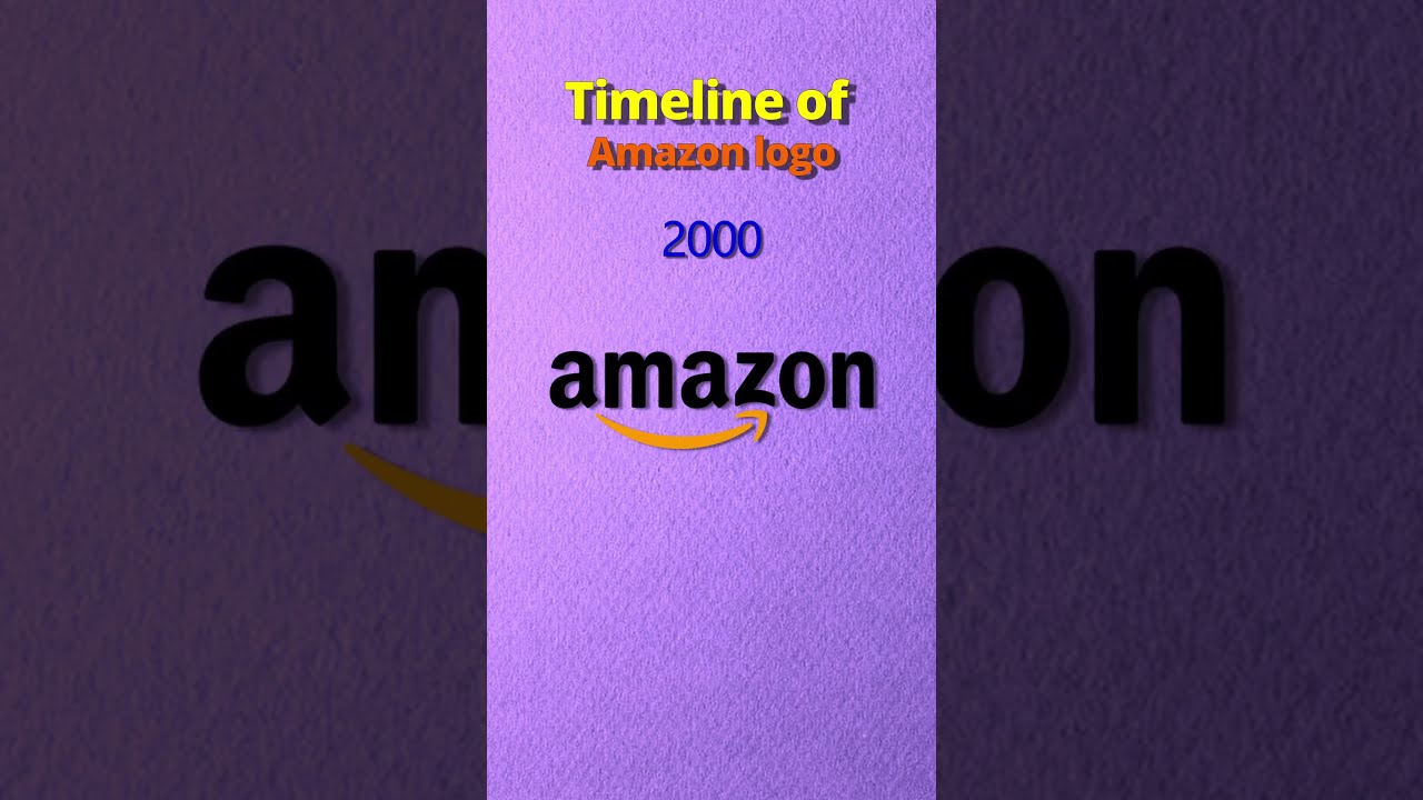 Evolution of amazon logo | Amazon logo history