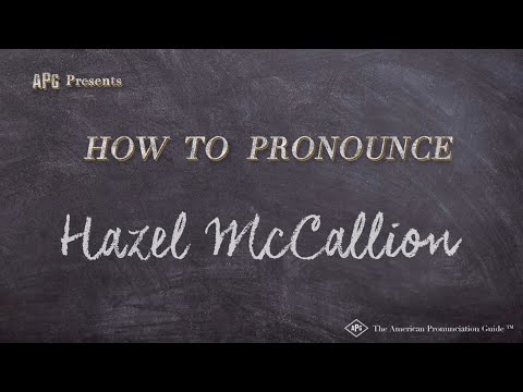How to Pronounce Hazel McCallion (Real Life Examples!)