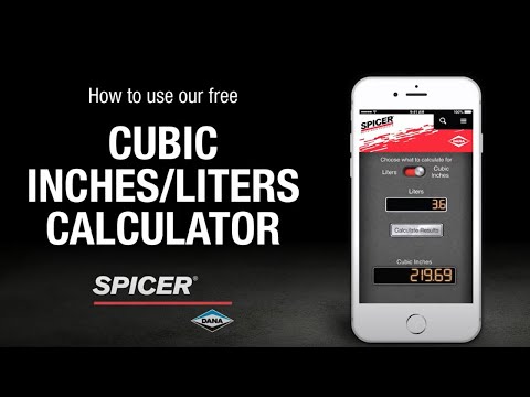 Cubic Inches to Liters Calculator